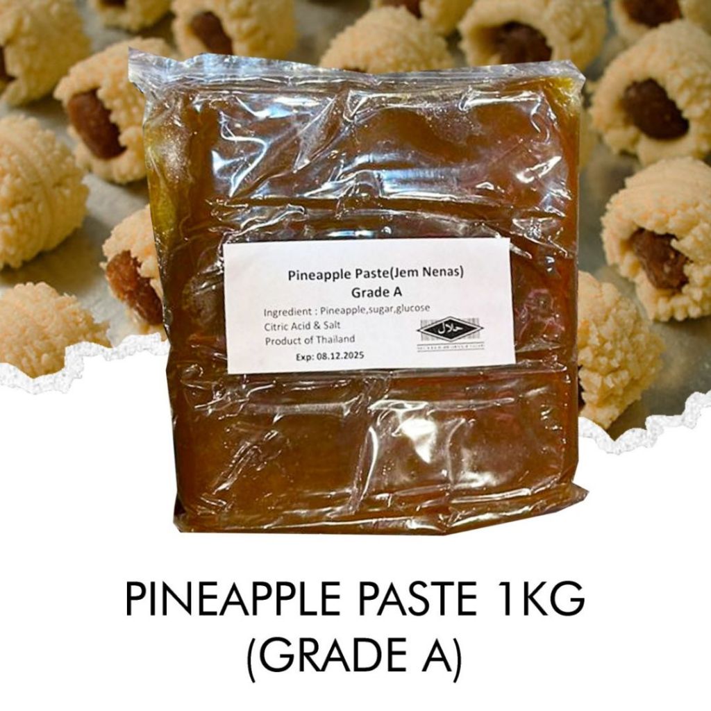 Pineapple Paste (GRADE A) / Jem Nanas Thailand 1kg 泰国顶级黄梨陷 (pineapple ...