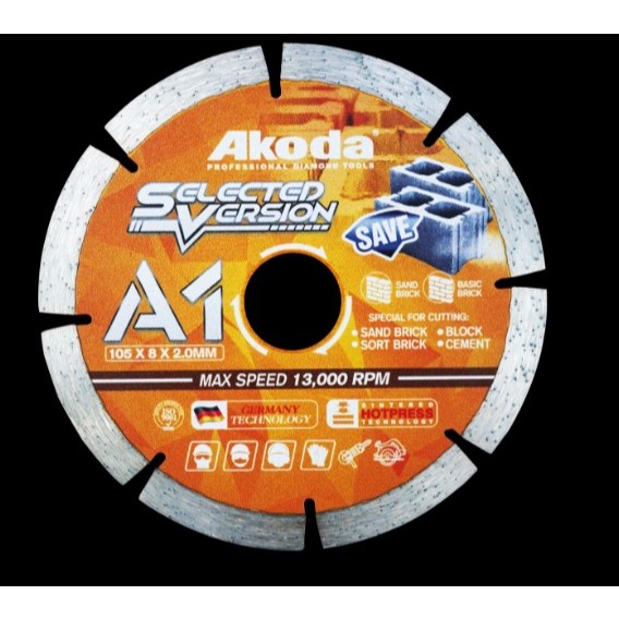 AKODA HEAVY DUTY DIAMOND BLADE A1 , A2 , A3 , A4 , A5 , A6 , A7 ...