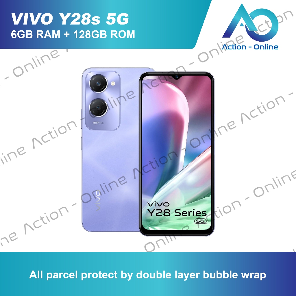 (Ready Stock) VIVO Y28s 5G (6GB RAM + 128GB ROM) - 1 Year Warranty by ...