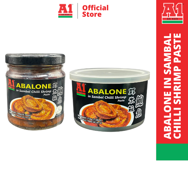 A1 Abalone in Sambal Chilli Shrimp Paste - 190g / 215g | Shopee Malaysia