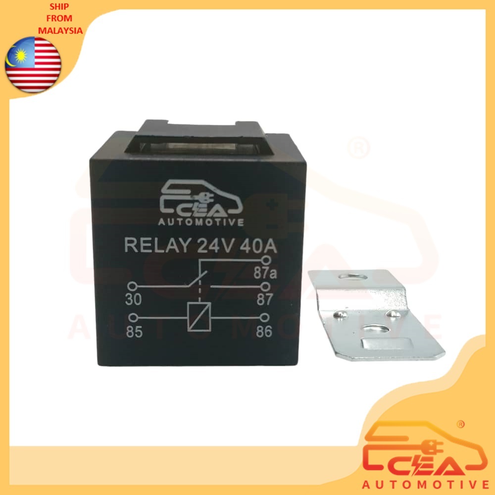 24V 40A 5PIN RELAY 87A / 87 AUTOMOTIVE TRUCK LORRY UNIVERSAL LAMP ...