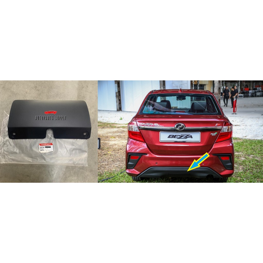 *ORIGINAL PERODUA BEZZA 2020 - 2024 REAR BUMPER CENTER TOWING COVER CAP ...