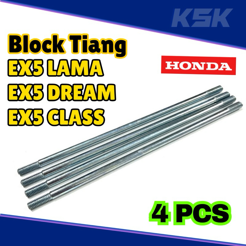 BLOCK STUD EX5 LAMA EX5 DREAM EX5 CLASS TIANG BLOK 1 SET BLOK TIANG EX5 WAVE100 W100 HEAD ENGINE ...