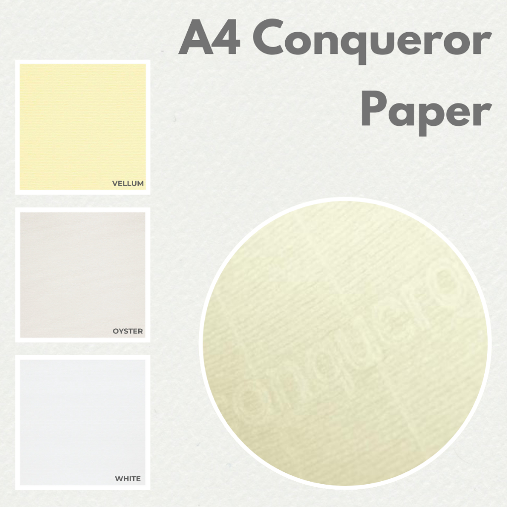 𝗣𝗥𝗜𝗡𝗧 𝗦𝗢𝗨𝗥𝗖𝗘 - A4 Conqueror Paper┃Kertas Conqueror 100gsm 20's | Shopee ...