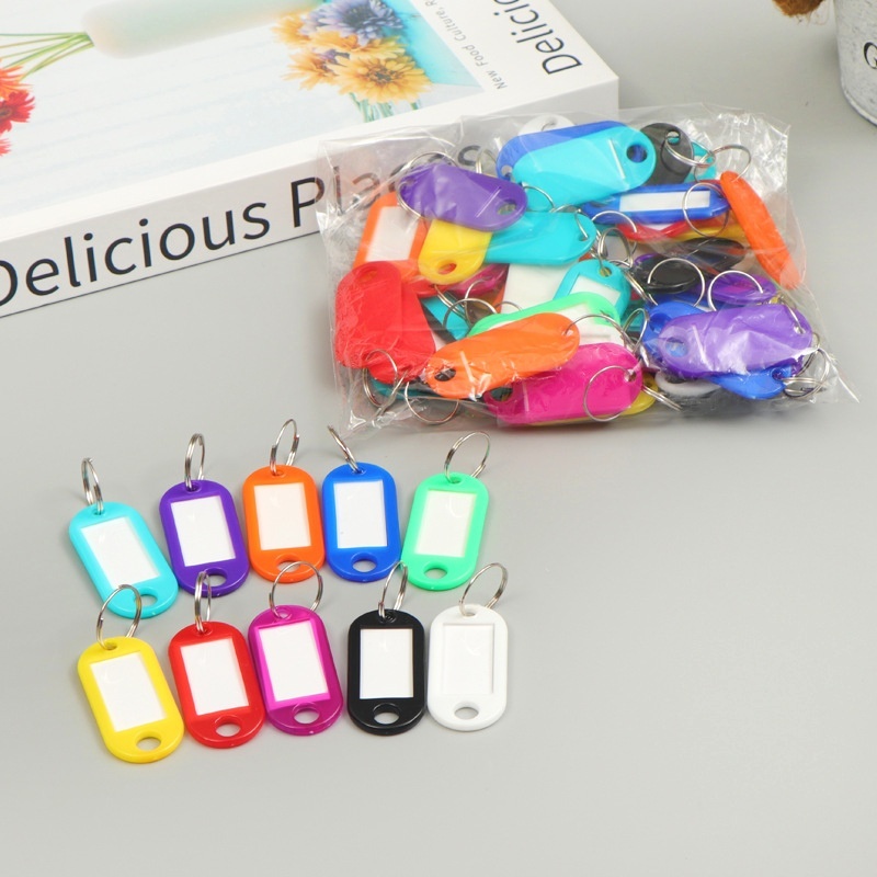 Keychain Label ID Key Tag Organizer Office Home KEY TAG / KEY RING ...