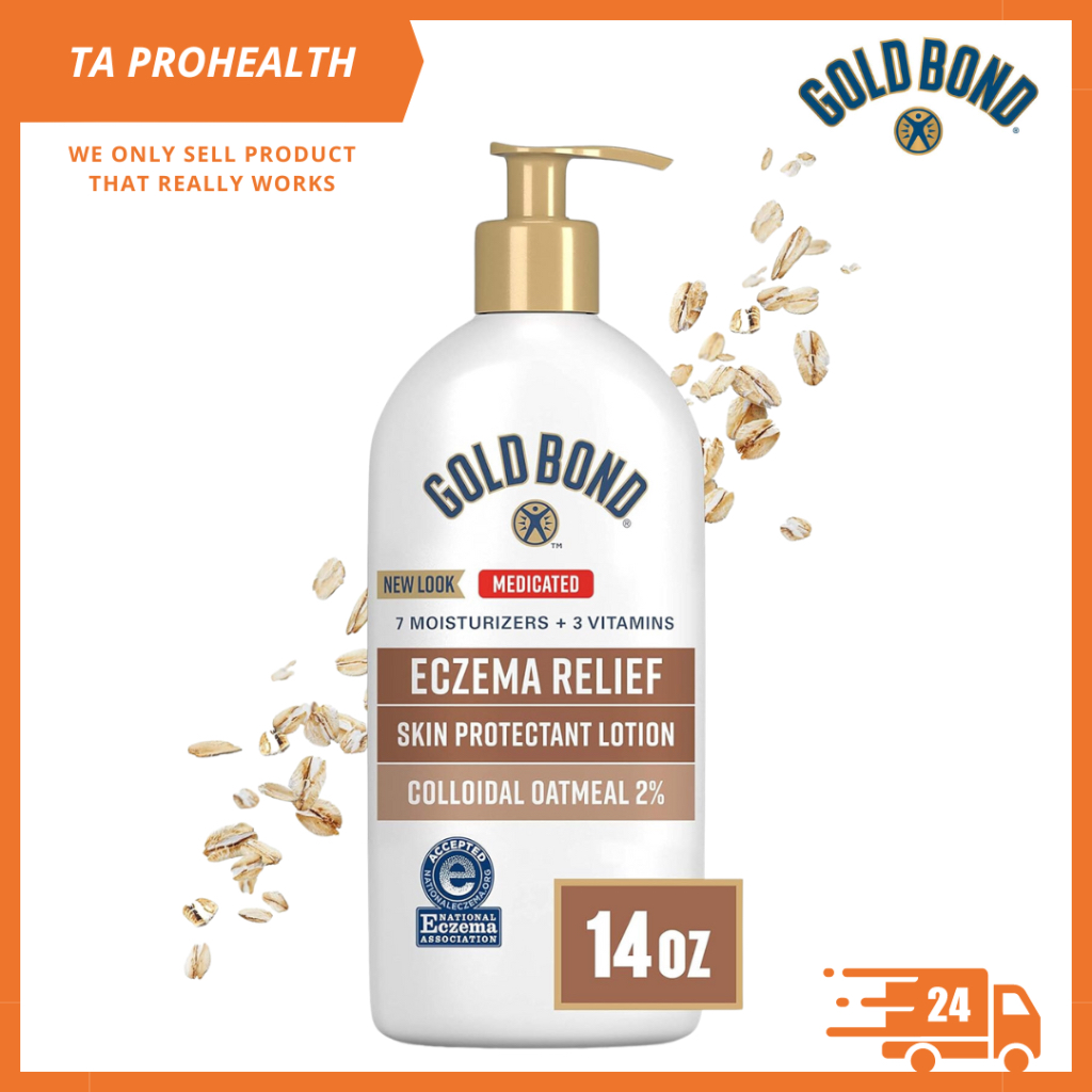 Gold Bond Medicated Eczema Relief Skin Protectant Lotion Colloidal ...