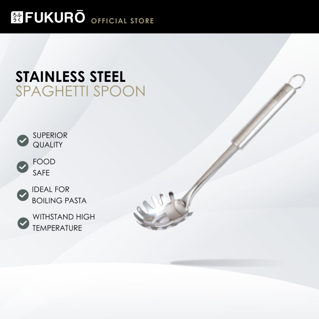 Fukuro Stainless Steel Spaghetti Spoon | Shopee Malaysia
