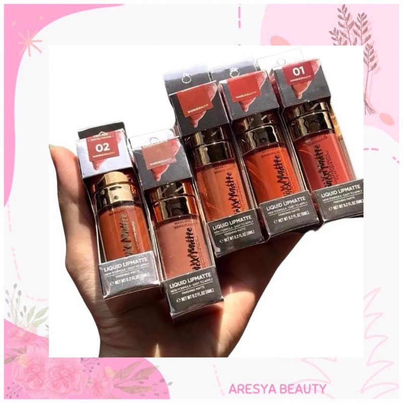 Wansue beauty liquid lipmatte finishing matte easy to apply 6ml ...