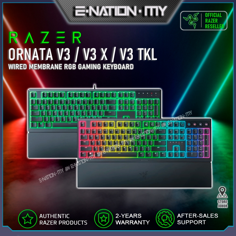 Razer Ornata V3 X / V3 / V3 TKL Low-profile Membrane Gaming Keyboard ...