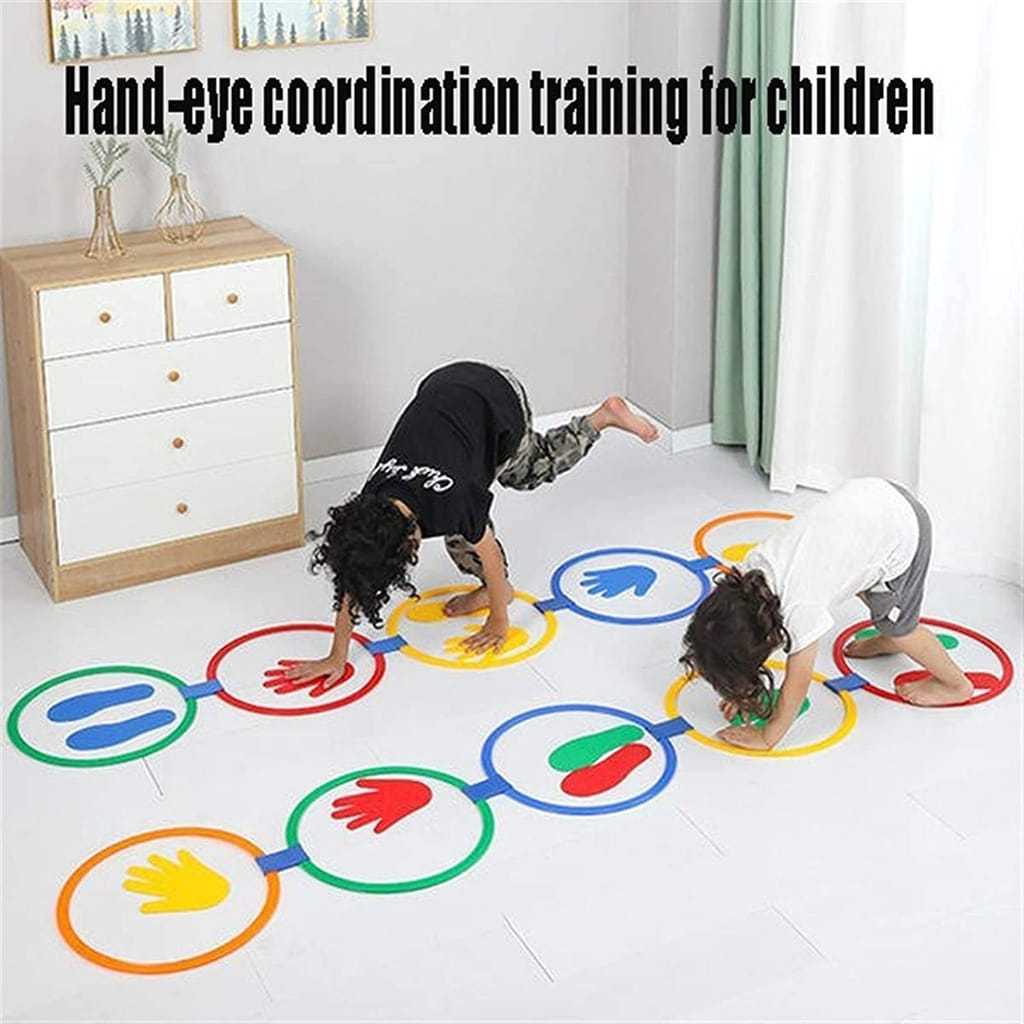 10 Juggling hoops Jumping hoops Games sports toys for children plastic ...