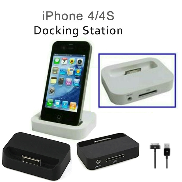 90 cents iphone 4 Sync & Charging Docking Station 30 Pin iPod Charge Base Dock for iPhone 3G 4 ...