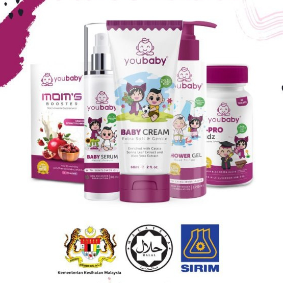 [PROMO] ORIGINAL YOUBABY Baby Cream Shower Gel Hair Serum Krim Kahak ...