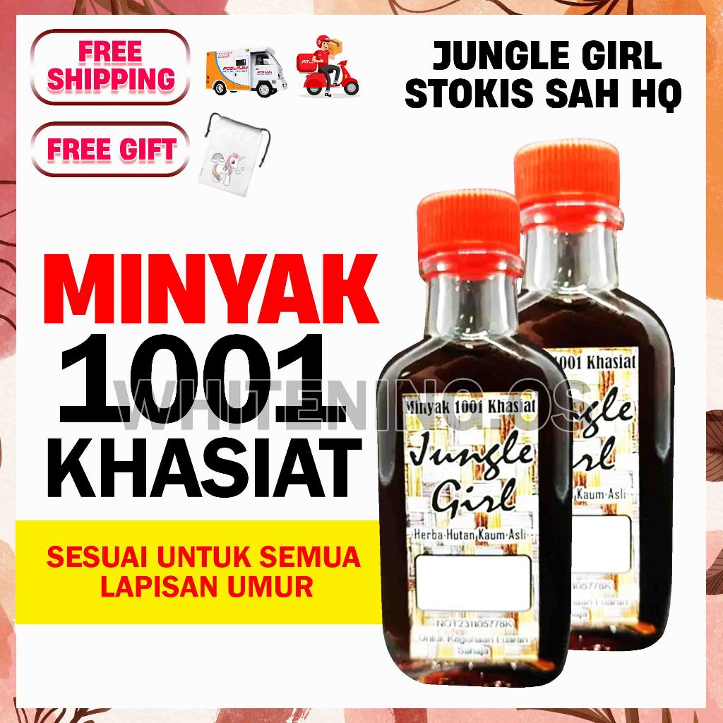 JUNGLE GIRL Minyak 100 1 Khasiat Minyak Orang Asli Shifa Herb Original ...