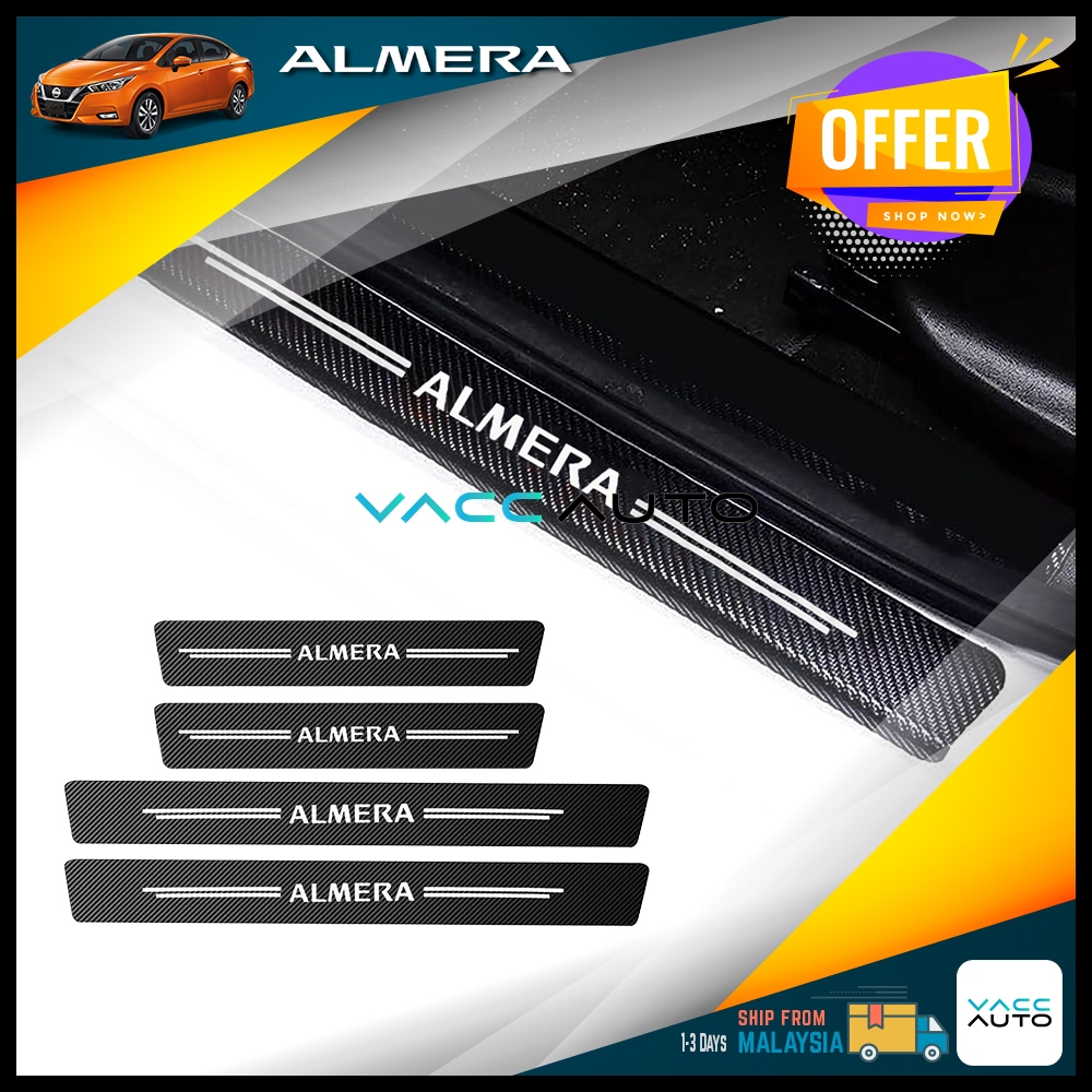 Nissan Almera N18 (2020-2025) Door Step Anti Scratch Side Door Sill ...