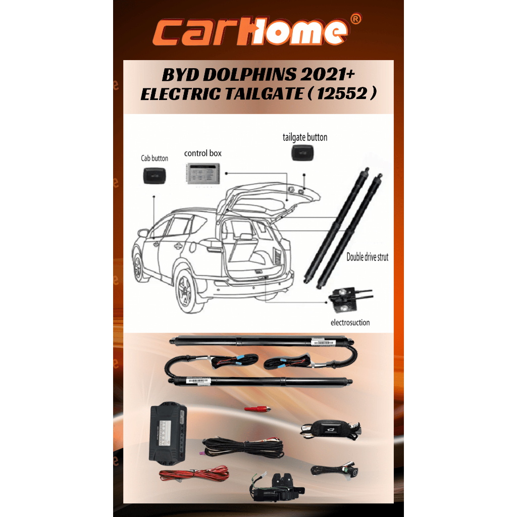 BYD Dolphin 2021 Power Boot Intelligent Electric Tailgate For Custom ...