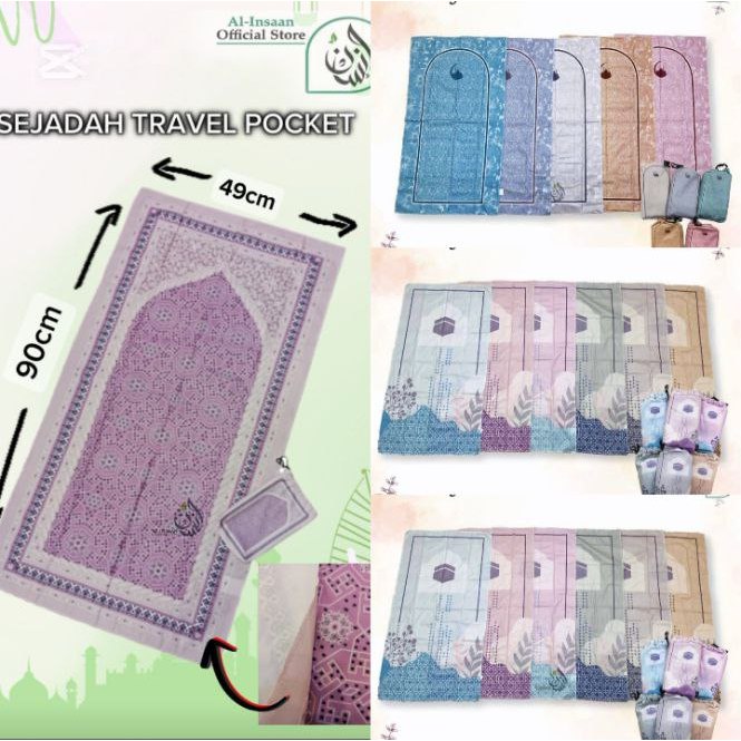 SEJADAH TRAVEL POCKET - Mini Size (90cmx49cm) | Shopee Malaysia