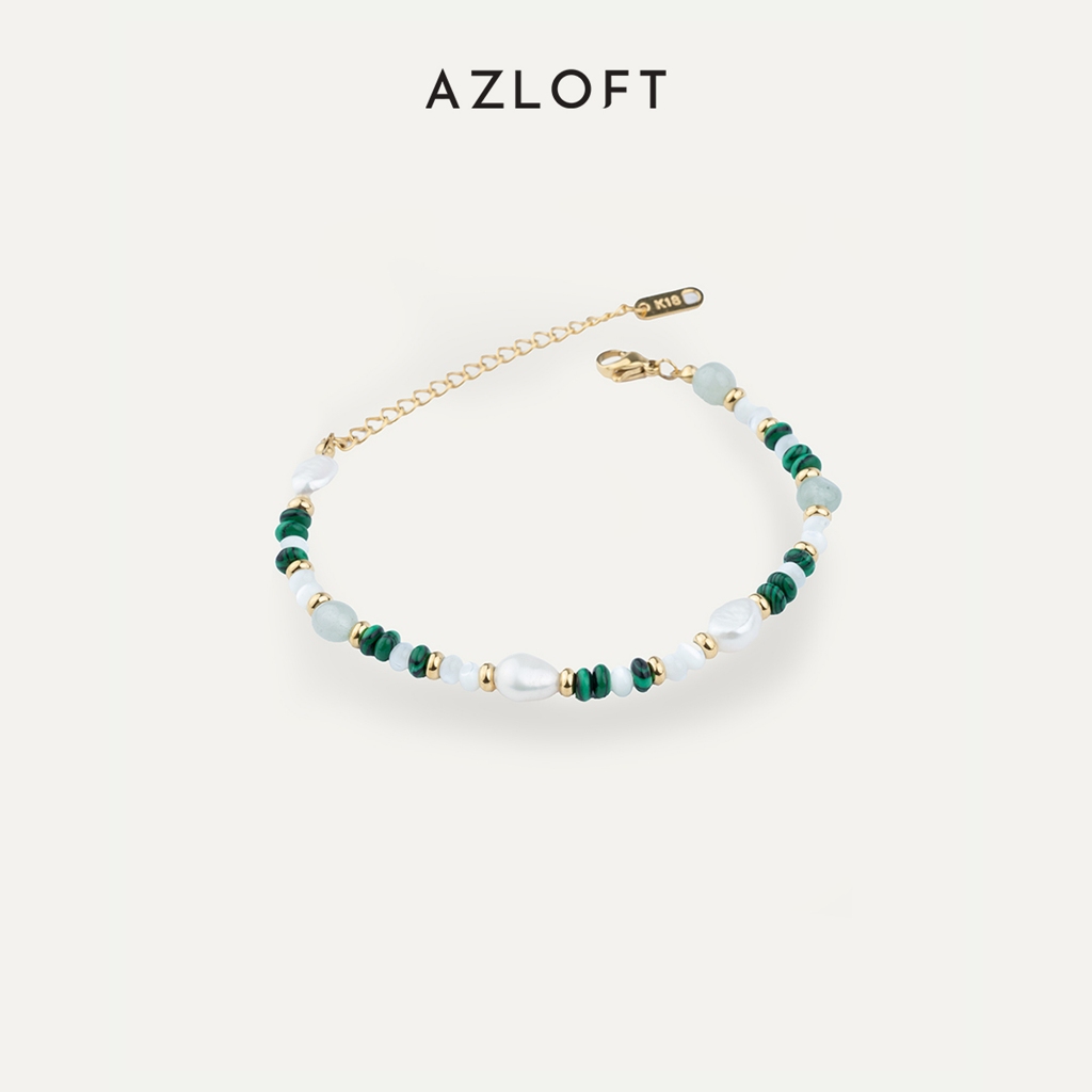 AZLOFT Thaddea Bead Bracelet Hypoallergenic Shower-safe | Shopee Malaysia