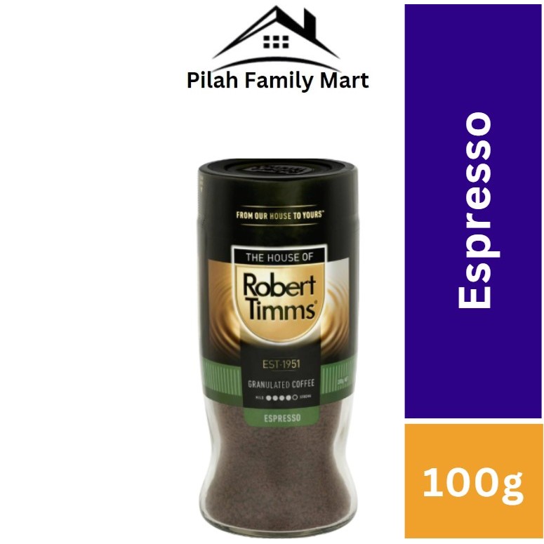 Espresso ROBERT TIMMS Granulated Coffee 100g | Shopee Malaysia