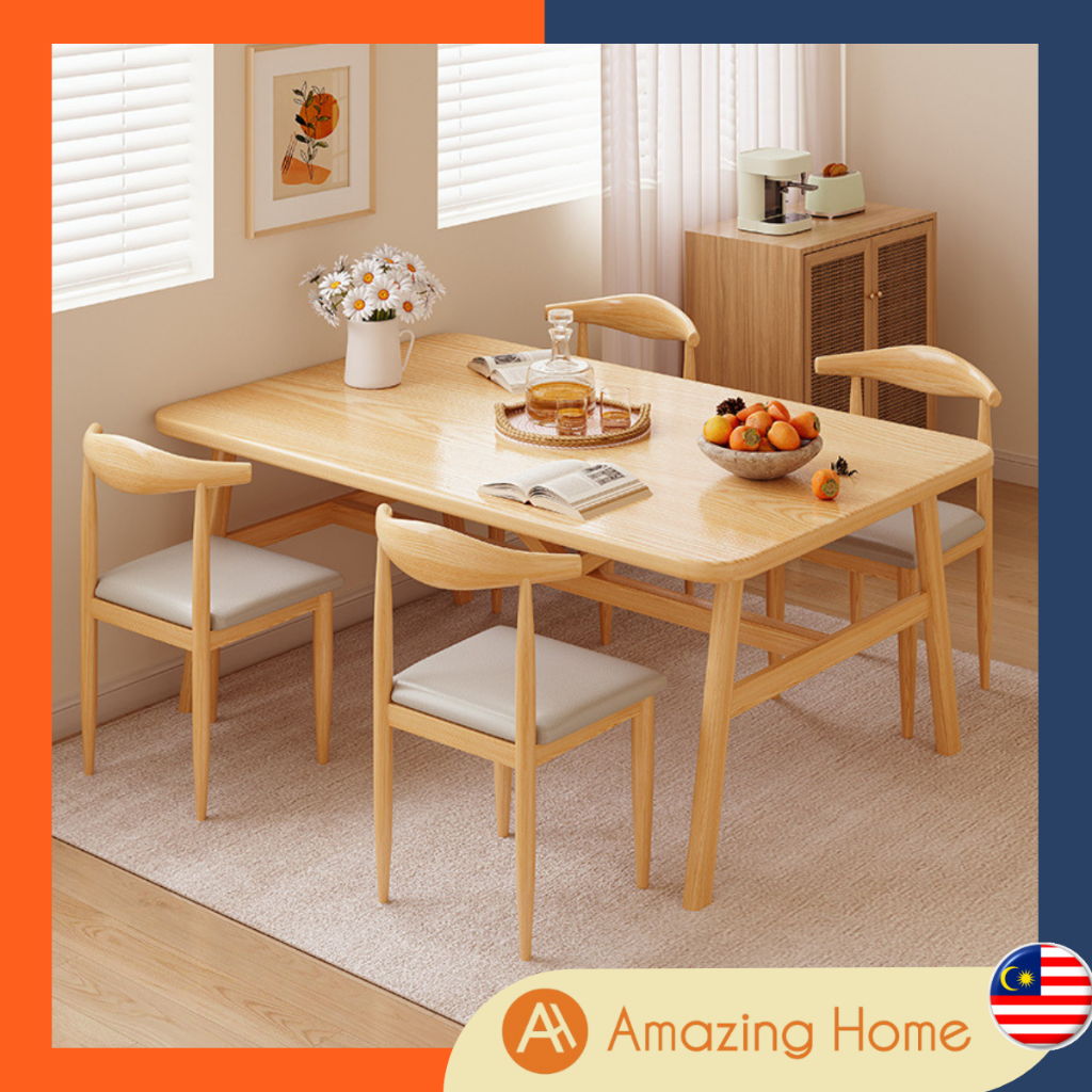 🔥Stock Clearance 🔥AmazingHome Dining Table 120cm / 140cm x 80cm Wide ...