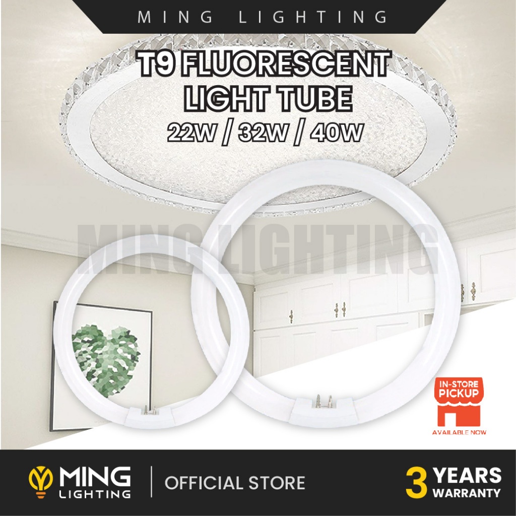T9 22W 32W 40W Fluorescent Lamp Circular Ring LightTube Lights Ceiling Downlight Round Home ...