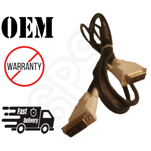 DVI-D 18+1 PIN SINGLE LINK MALE TO MALE - (2M) DVI TO DVI CABLE ...
