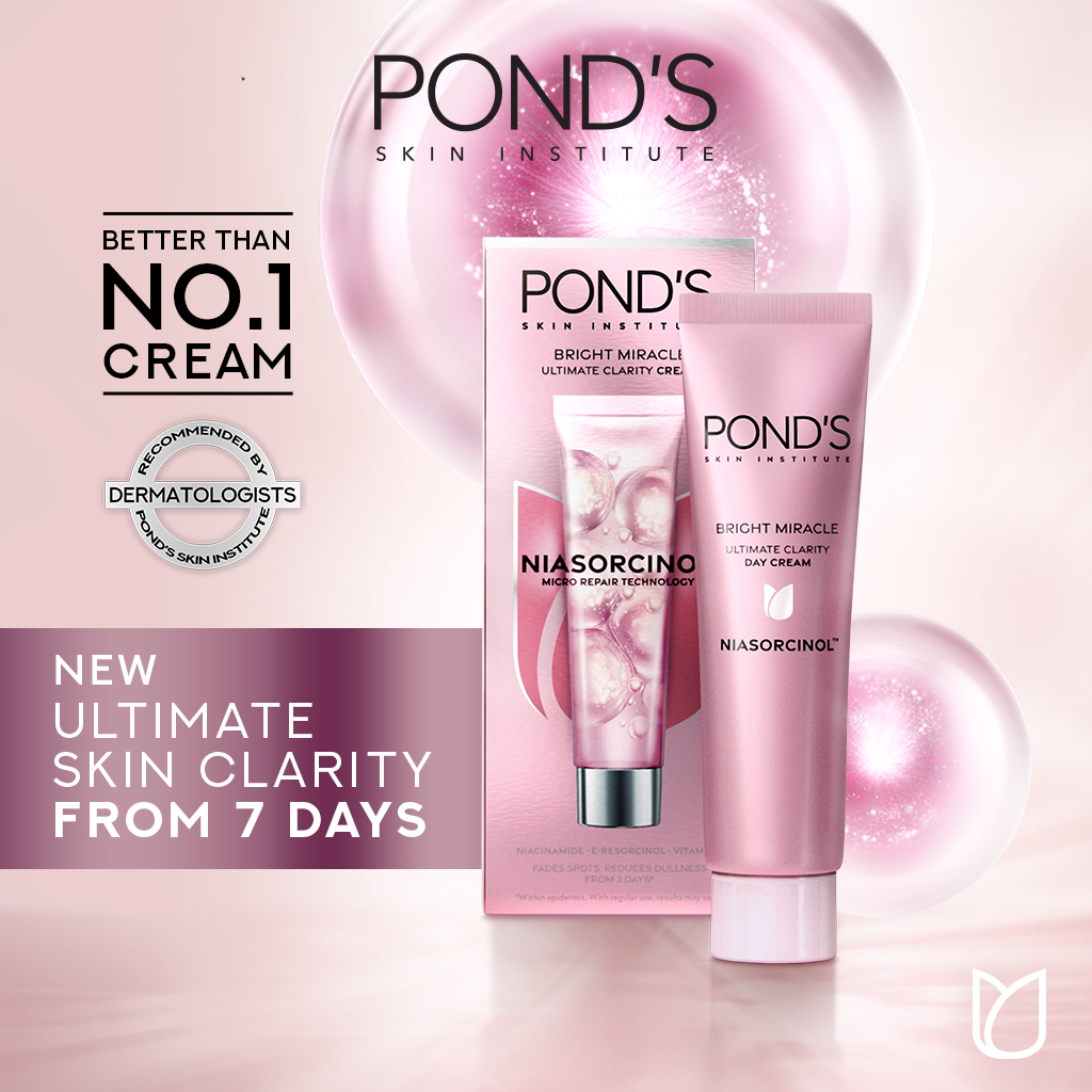 [NEW] Pond's Bright Miracle Ultimate Clarity Skin Serum Cream ...