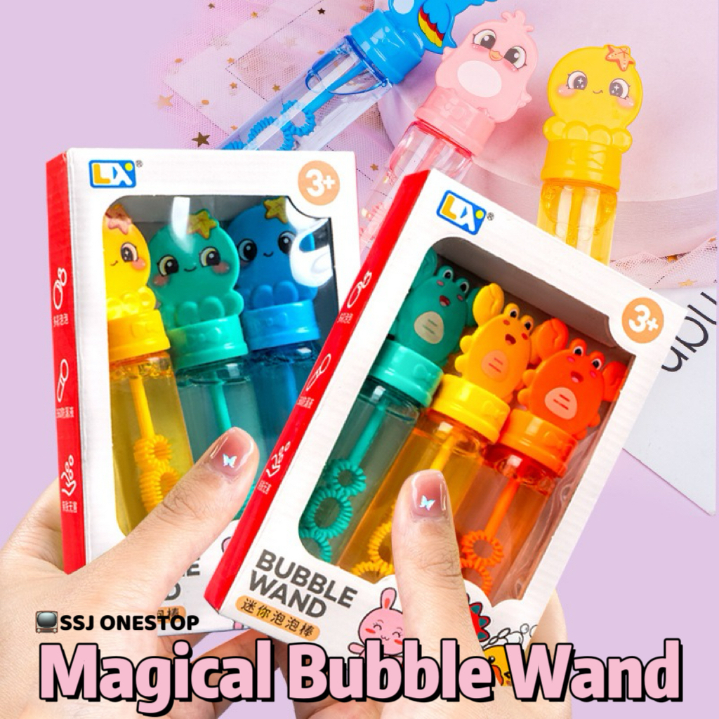 3in1 Mini Magic Bubble Stick Bubble Wand Children's Blow For Outdoor ...