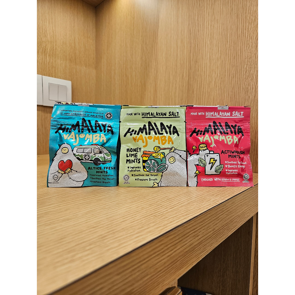 HIMALAYA SALT CANDY VAJOMBA HONEY LIME MINTS/ ALTICE FRESH MINTS ...