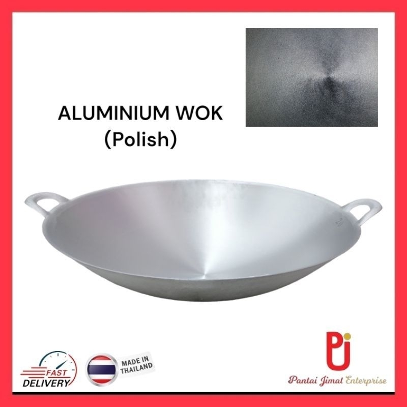 Aluminium Wok/ Kuali Aluminium/ Kuali Tebal/ Kuali | Shopee Malaysia