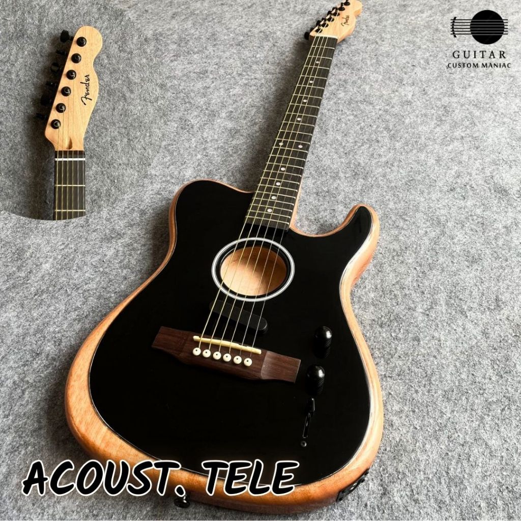 GCM Custom Made Telecaster Acoustasonic Series Electric Guitar Custom ...