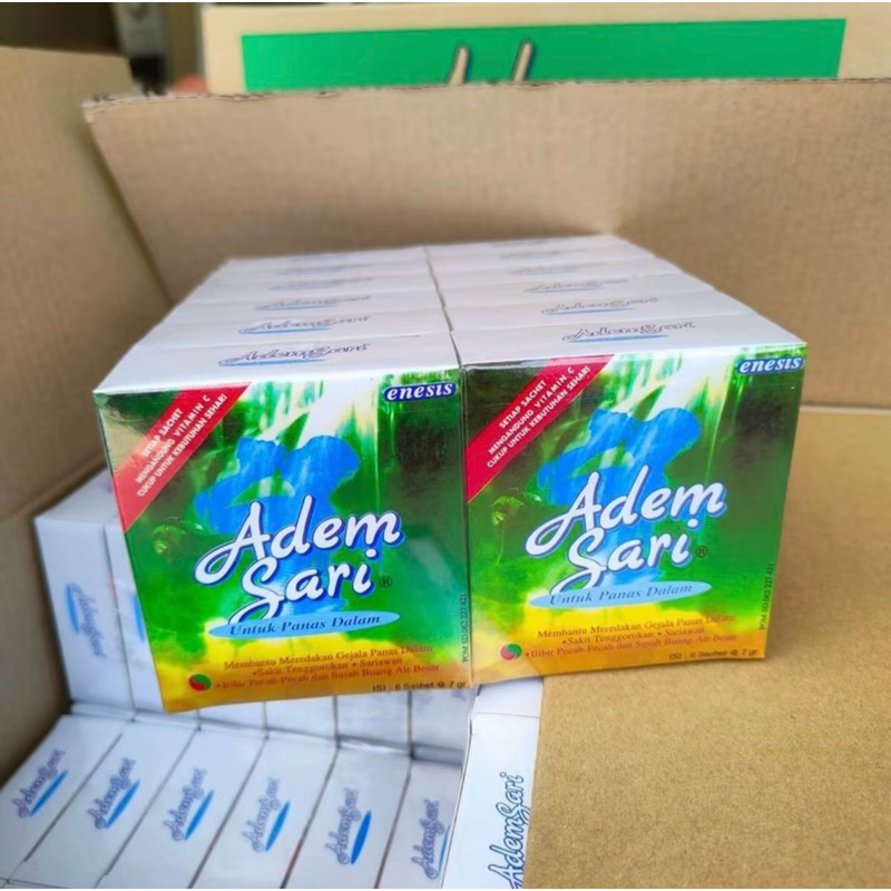 Adem Sari 12 Box Minuman Panas Dalam | Shopee Malaysia