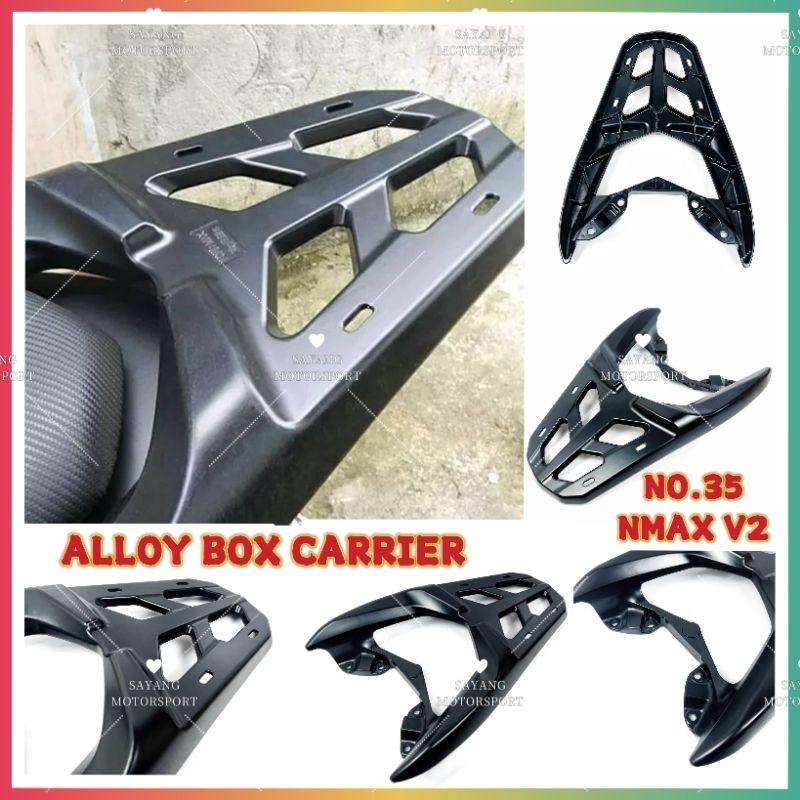 ALLOY BOX CARRIER NMAX V1 V2 N-MAX NMAX155 N-MAX 2020 ALLOY BOX CARRIER ...
