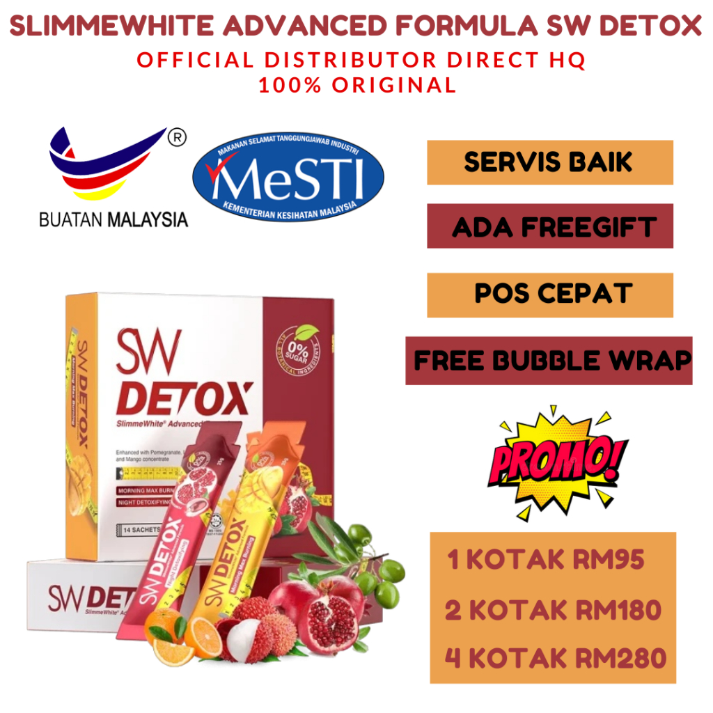 [100% ORIGINAL] SW DETOX SLIMMEWHITE ADVANCED FORMULA SW MAX SLIMME ...