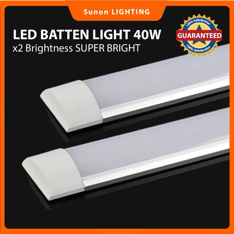 2 PCs x 4FT LED Batten Light 54W Daylight | Shopee Malaysia