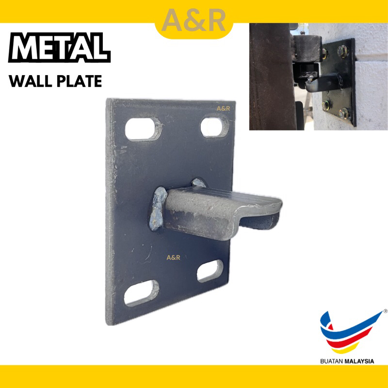 Wall Plate / Plate Pagar / Bracket Plate Pagar / Plate Besi / Besi ...