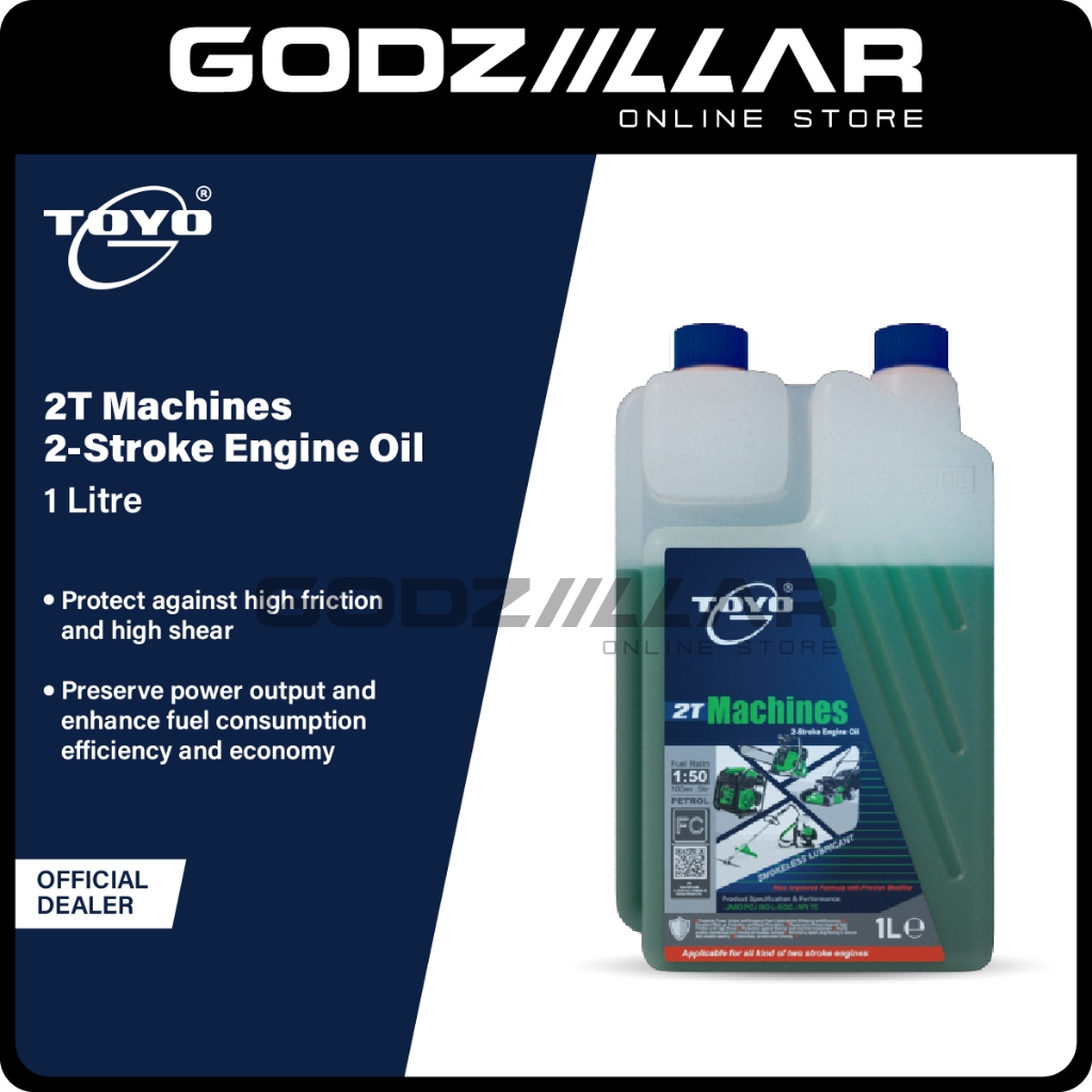Toyo-G 2T 2-Strokes 1Liter Engine Oil Lubricant Oil Machine Oil ...