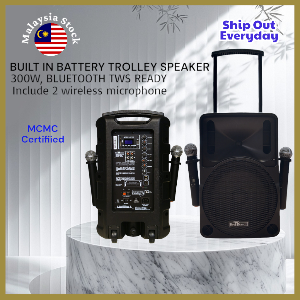 Beethomax FORTE 12 FORTE 15 Portable Rechargeable Battery PA Speaker ...