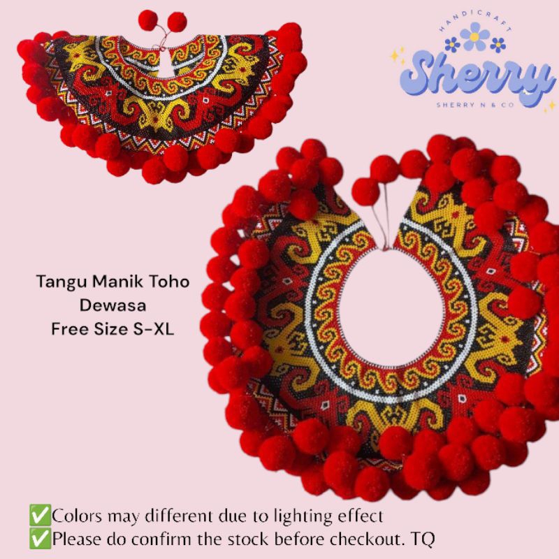 Tango Manik Toho Size S-XL Dewasa Ngepan Iban Kumang Sarawak | Shopee ...