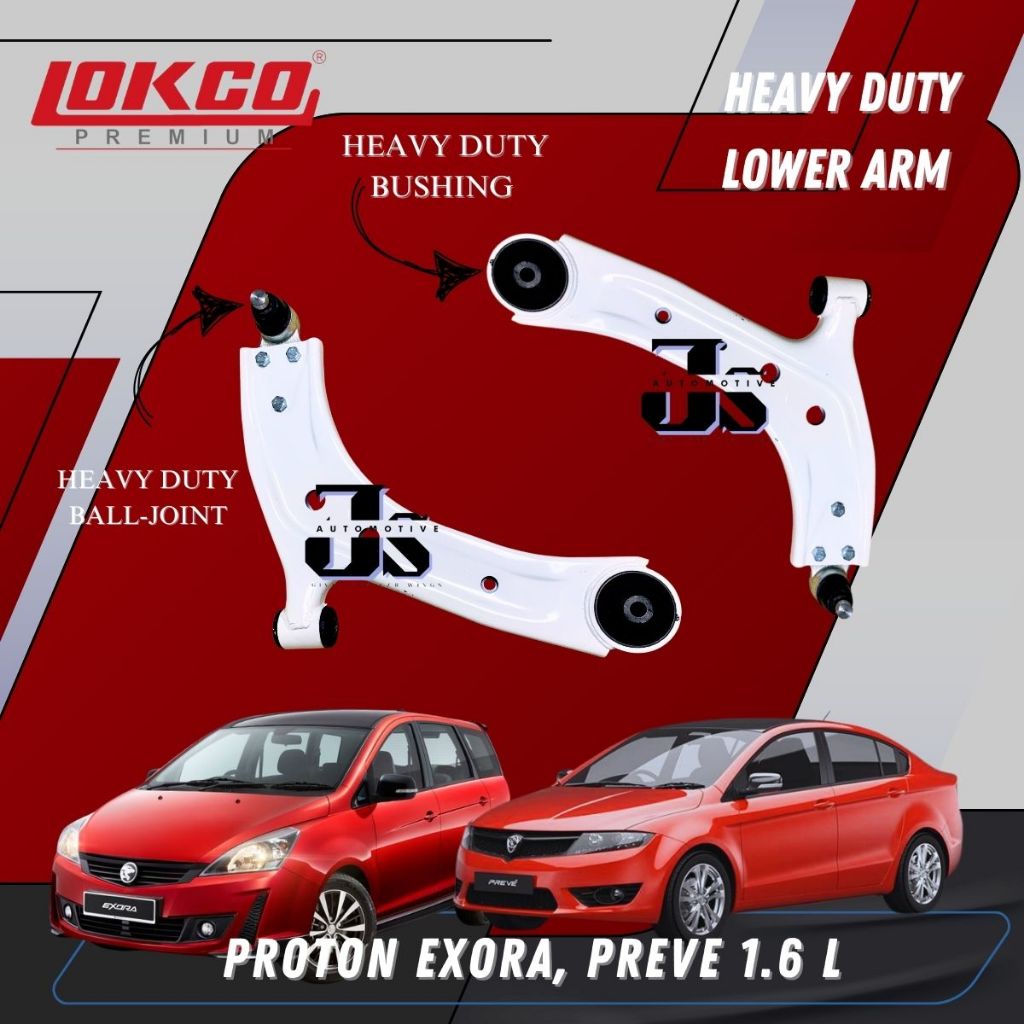 LOKCO ® PREMIUM Heavy Duty Front Lower Arm Proton Exora ,Exora bold ...