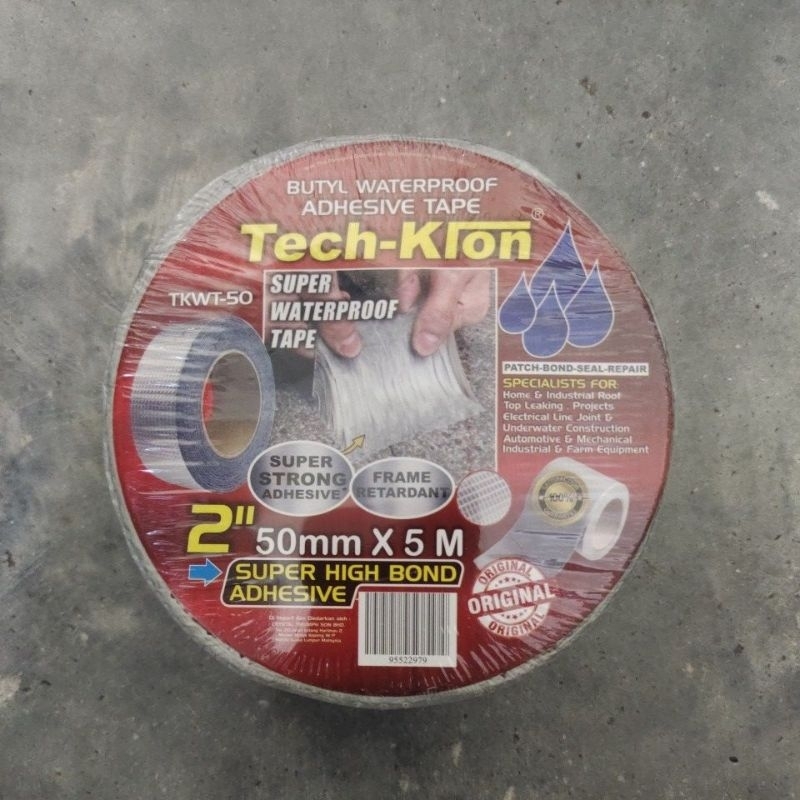 Tech-klon Butyl Waterproof Tape 5M X 50mm / 100mm | Shopee Malaysia