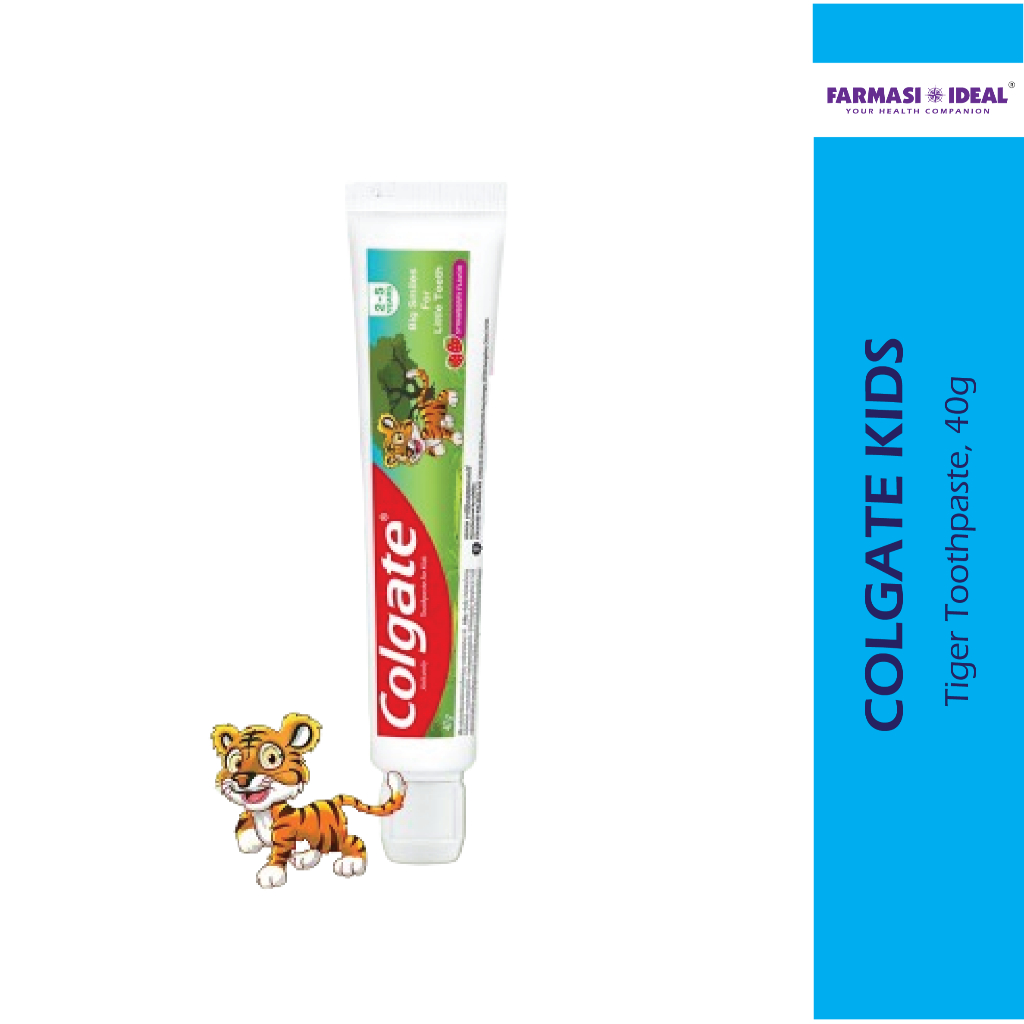 Colgate Kids Tiger Toothpaste, 40g | Shopee Malaysia