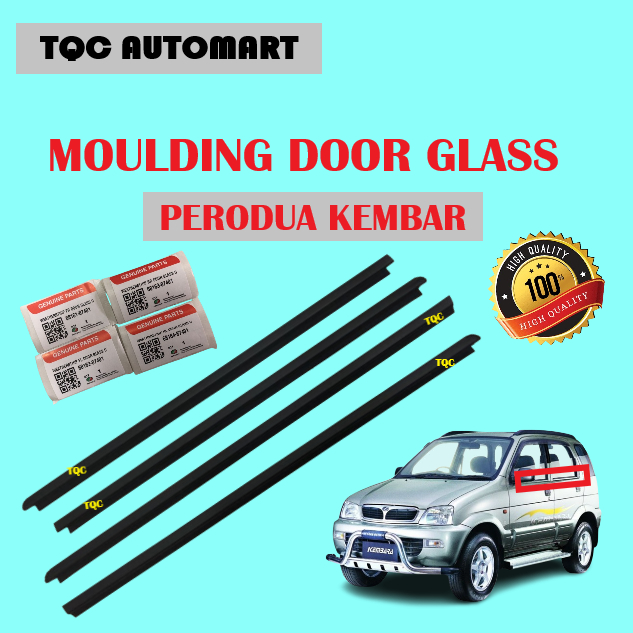ORIGINAL PERODUA KEMBARA DOOR MOULDING DOOR OUTER LINING GETAH CERMIN ...