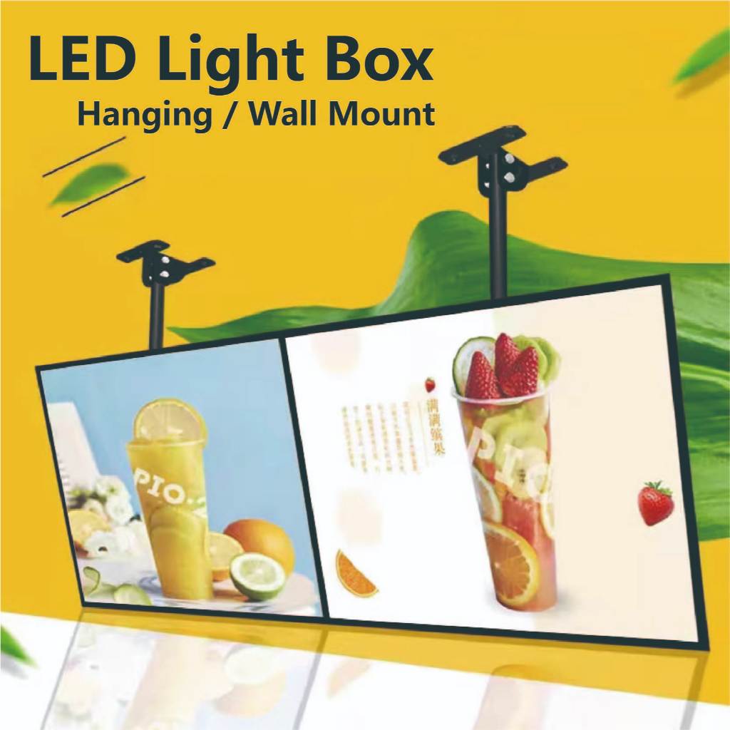 LED Light Box Menu Board LED Display Advertising Sign Board For Coffee ...