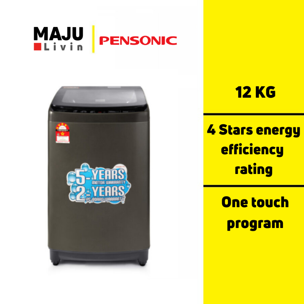 Pensonic Fully Auto Washing Machine | PWA-1202 | Shopee Malaysia