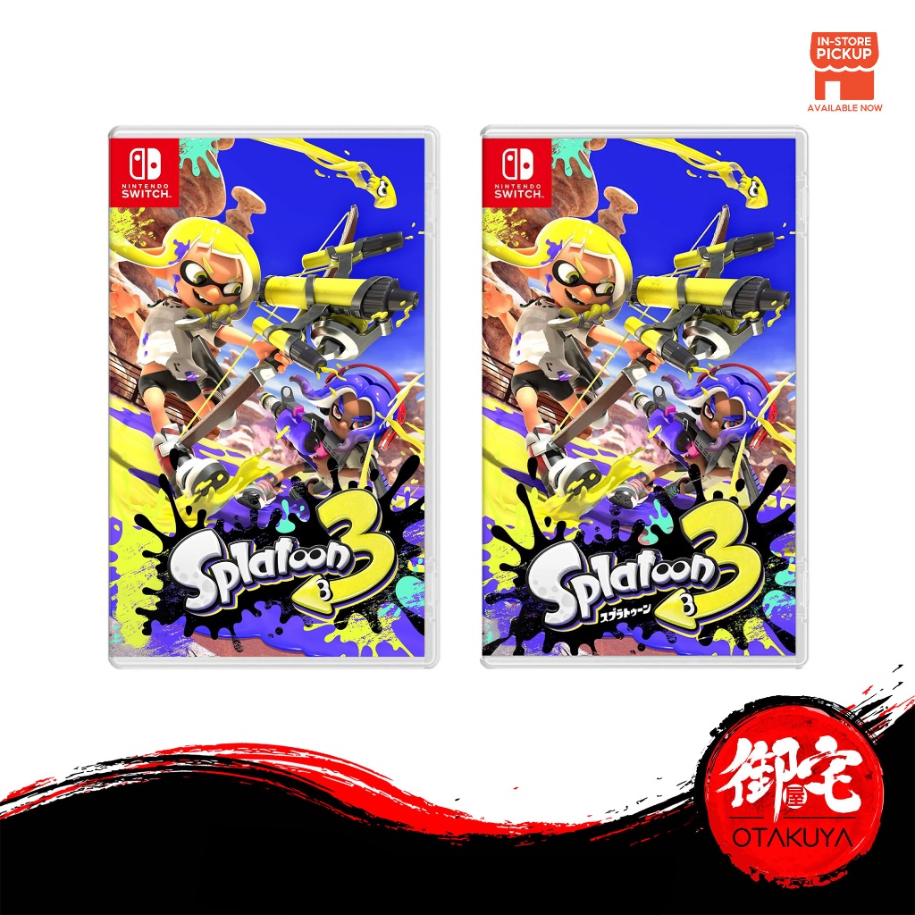 【8.8 SALE】Nintendo Switch Splatoon 3 (English Chinese Multilingual ...