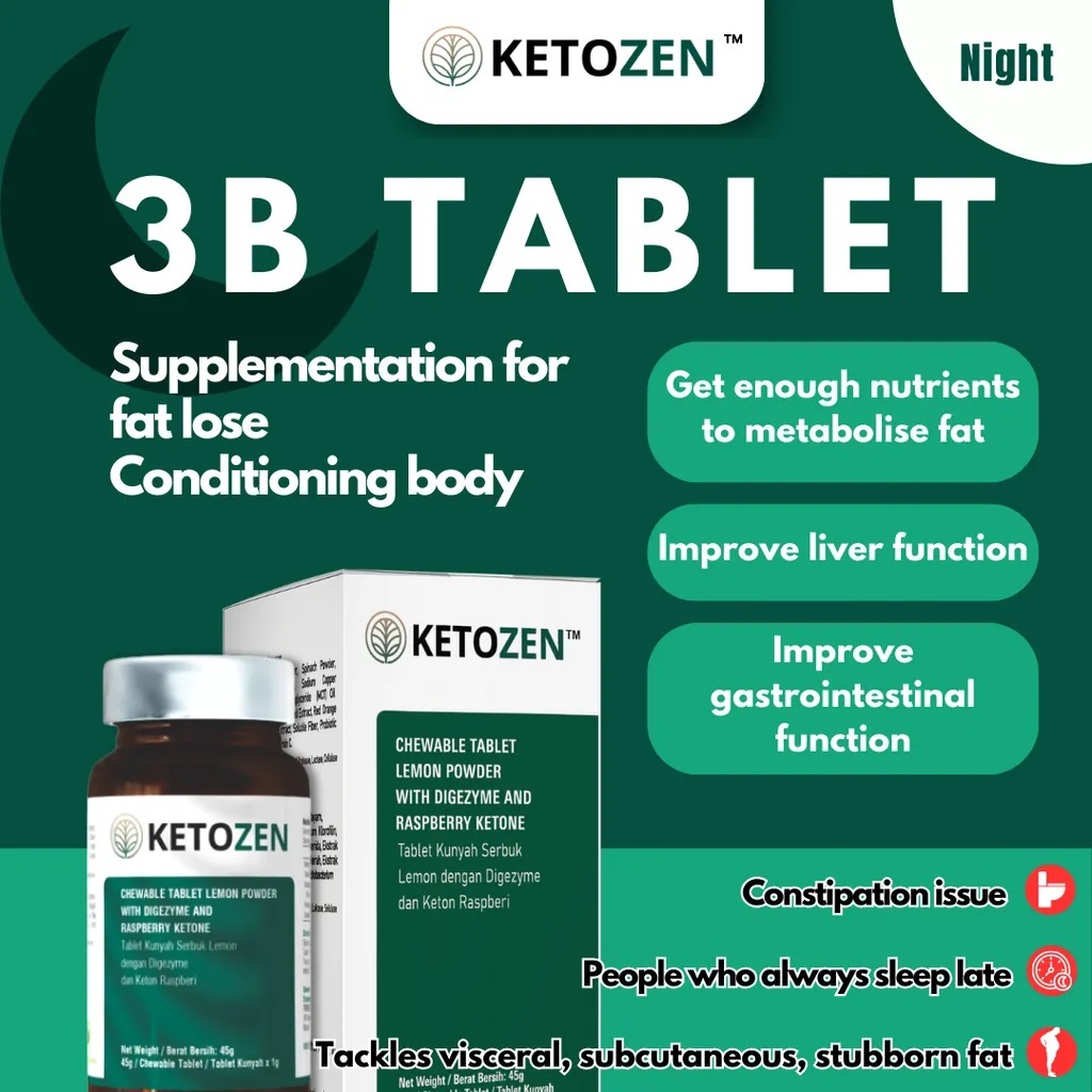 (HQ STOCK)KETOZEN Chewable Tablets | TREND WELLNESS Official 45's ...