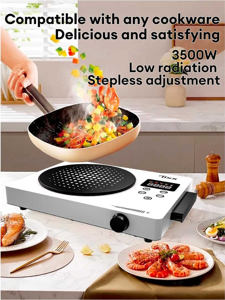 5 Years Warranty🔥Electric Ceramic Stove 3500W With Timer Dapur Seramik ...