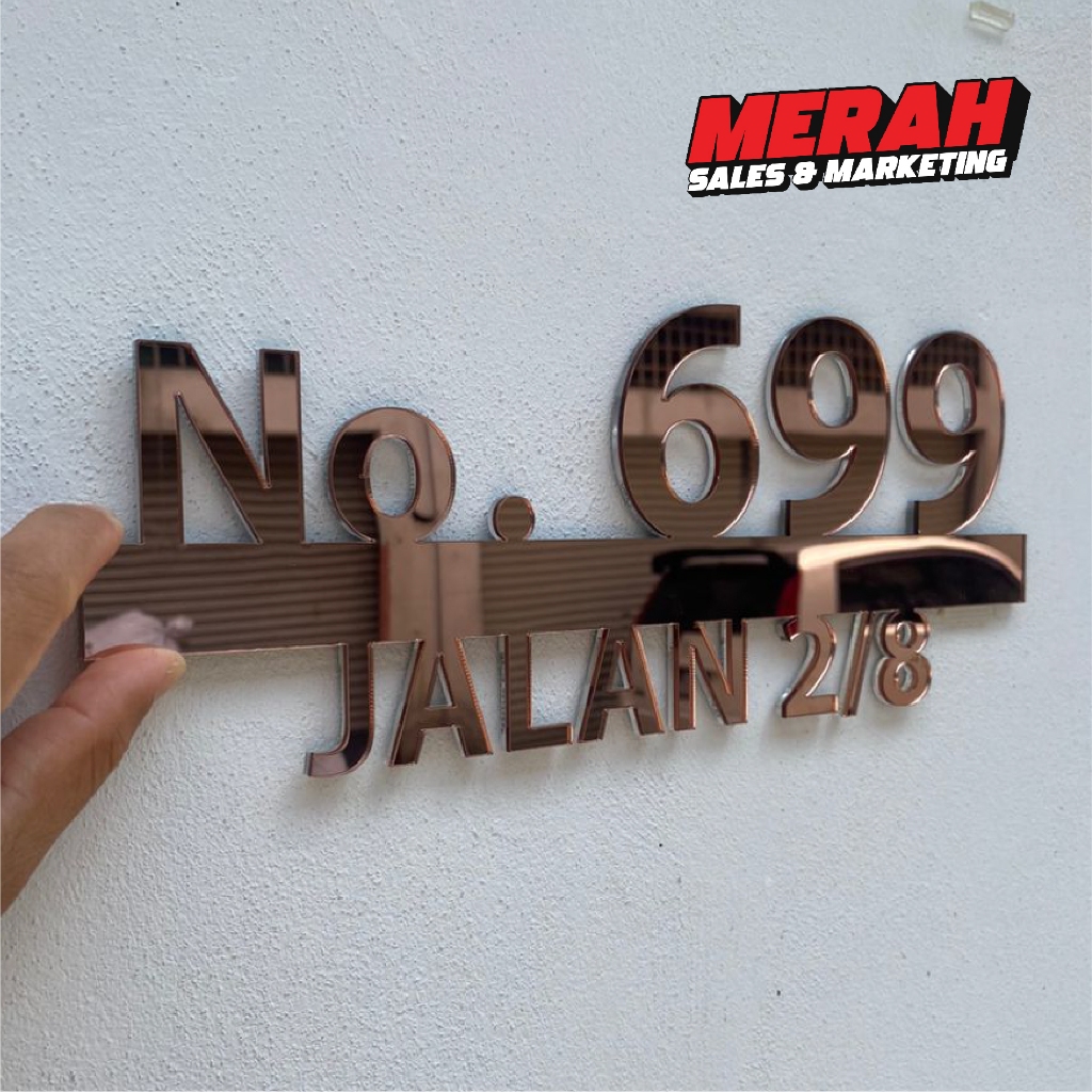 House number / nombor rumah / papan tanda rumah | Shopee Malaysia
