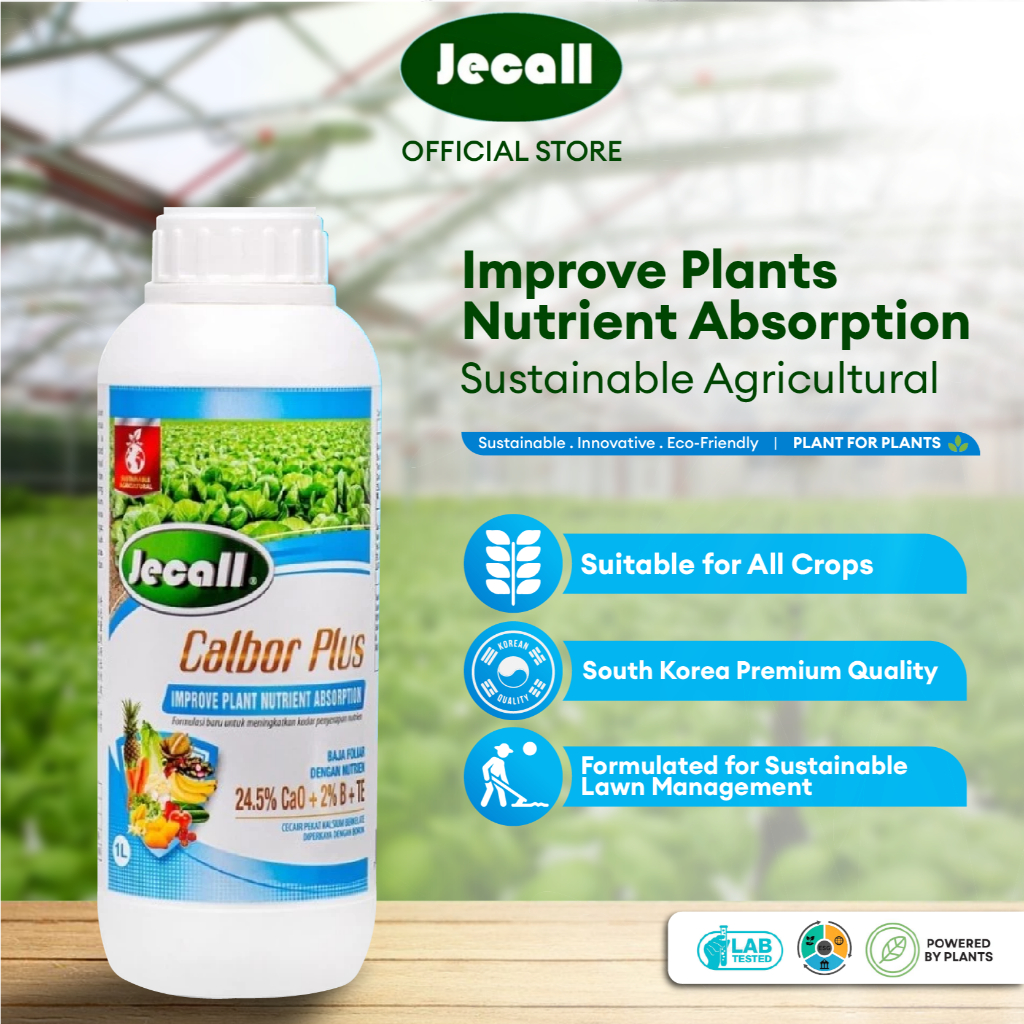 Jecall-Bio Calbor Plus 1L High Calcium Boron Foliar Fertilizer / Foliar ...