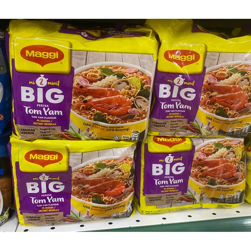 MAGGI BIG TOMYAM INSTANT NOODLES MEGI KARI MI SEGERA | Shopee Malaysia